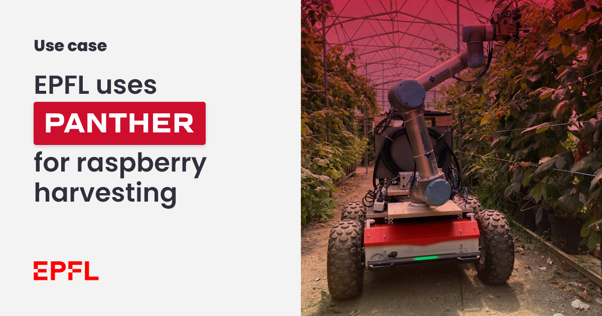 EPFL uses Panther in a fruit harvesting research project | Husarion