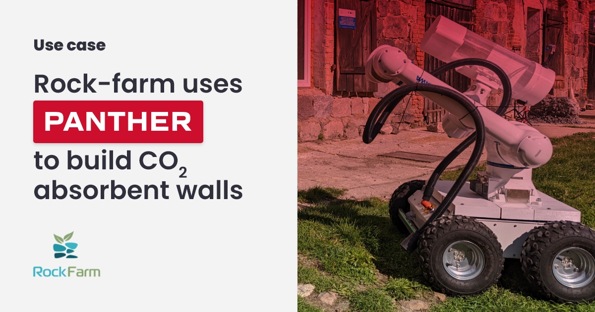 Panther helps Rock-Farm build CO2 absorbent walls | Husarion