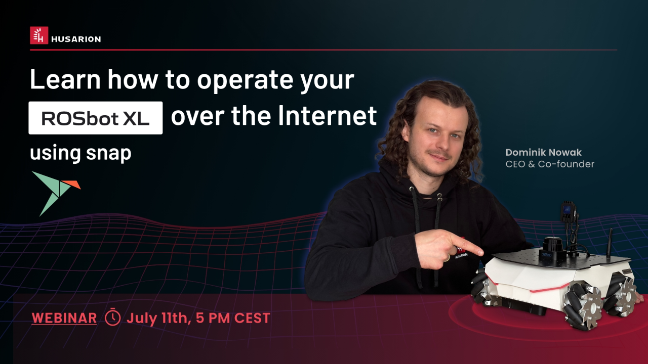 ROSbot XL Remote Access with Snaps | Husarion